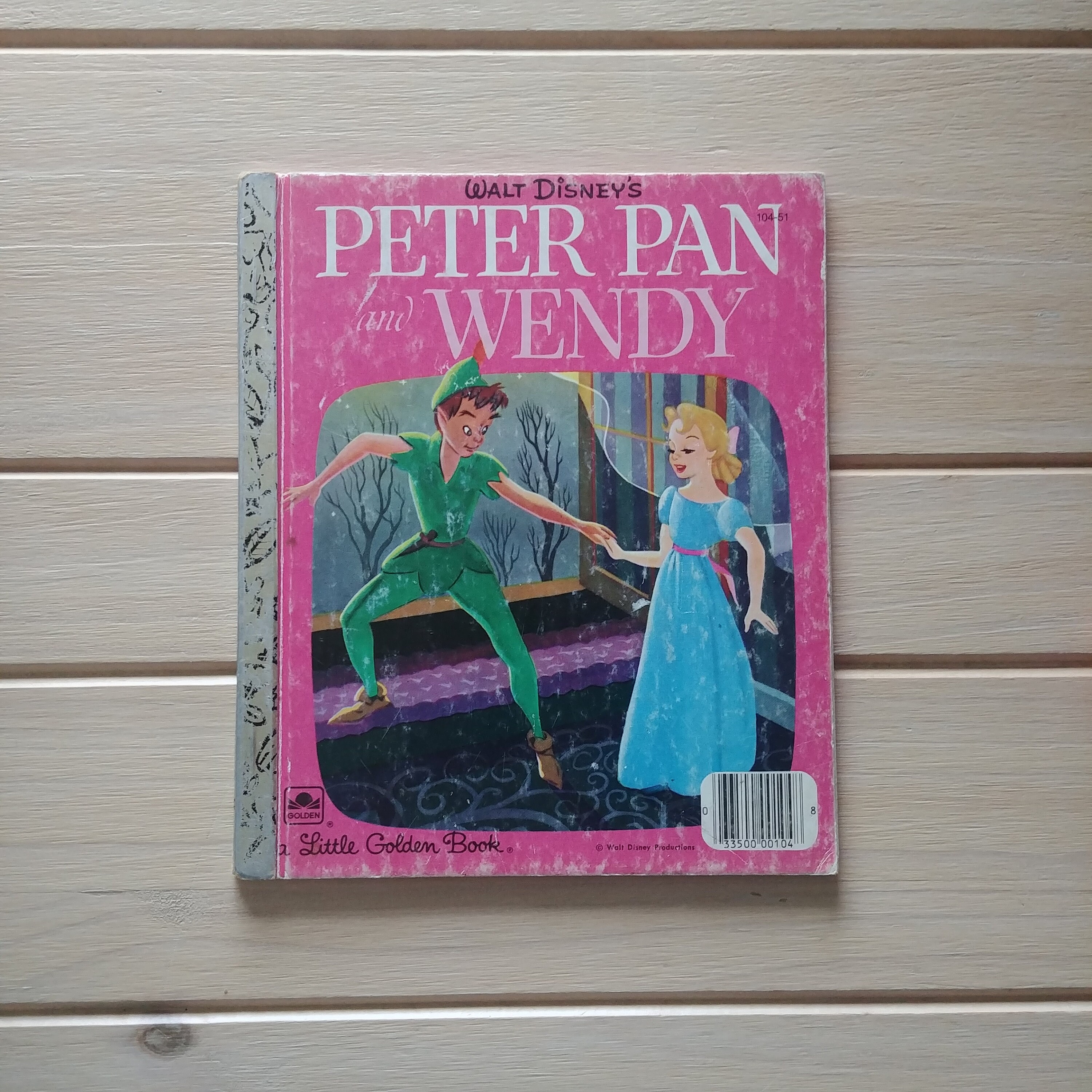Peter Pan and Wendy Little Golden Book Walt Disney's - Etsy