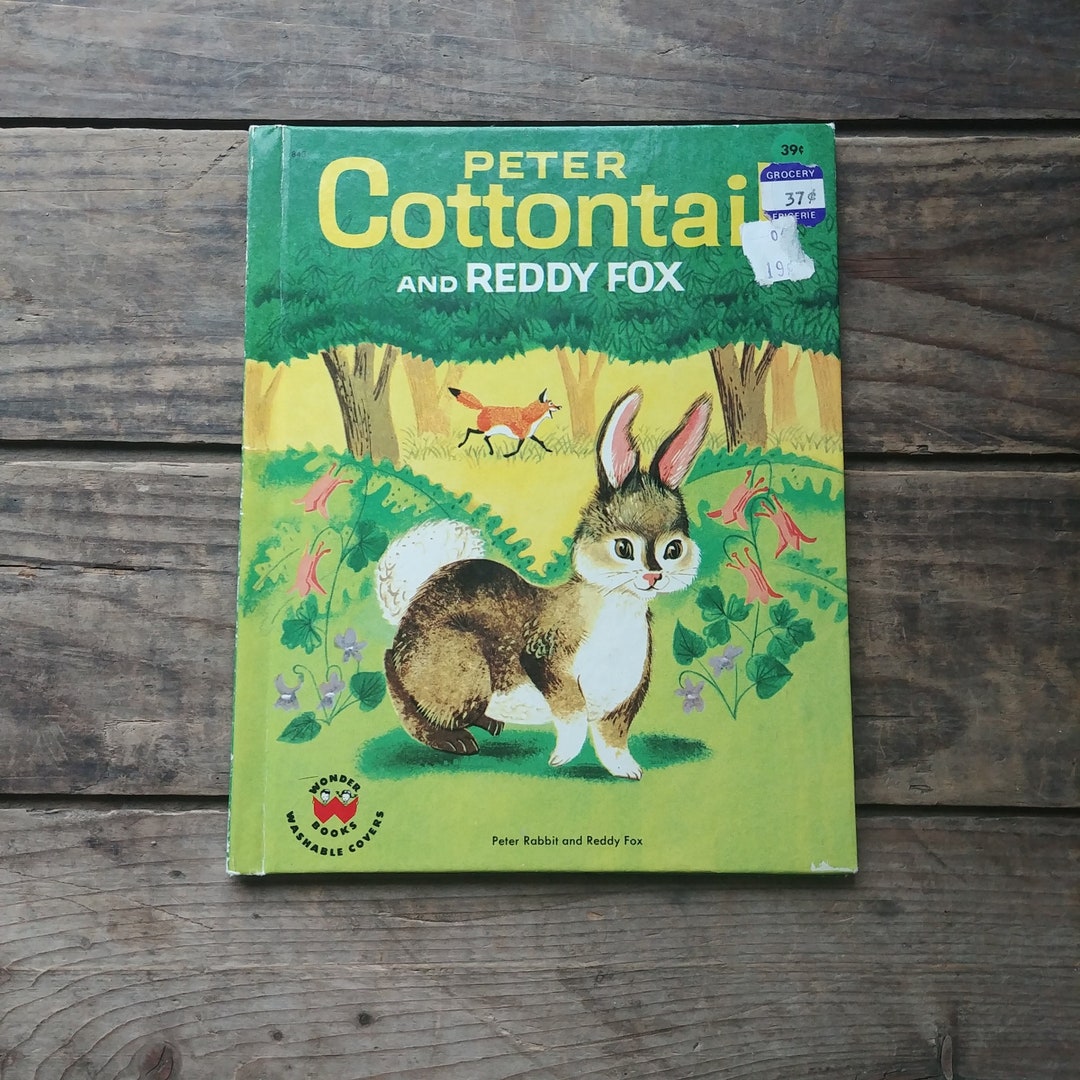 Peter Cottontail and Reddy Fox, a Vintage Wonder Book by Thornton W ...