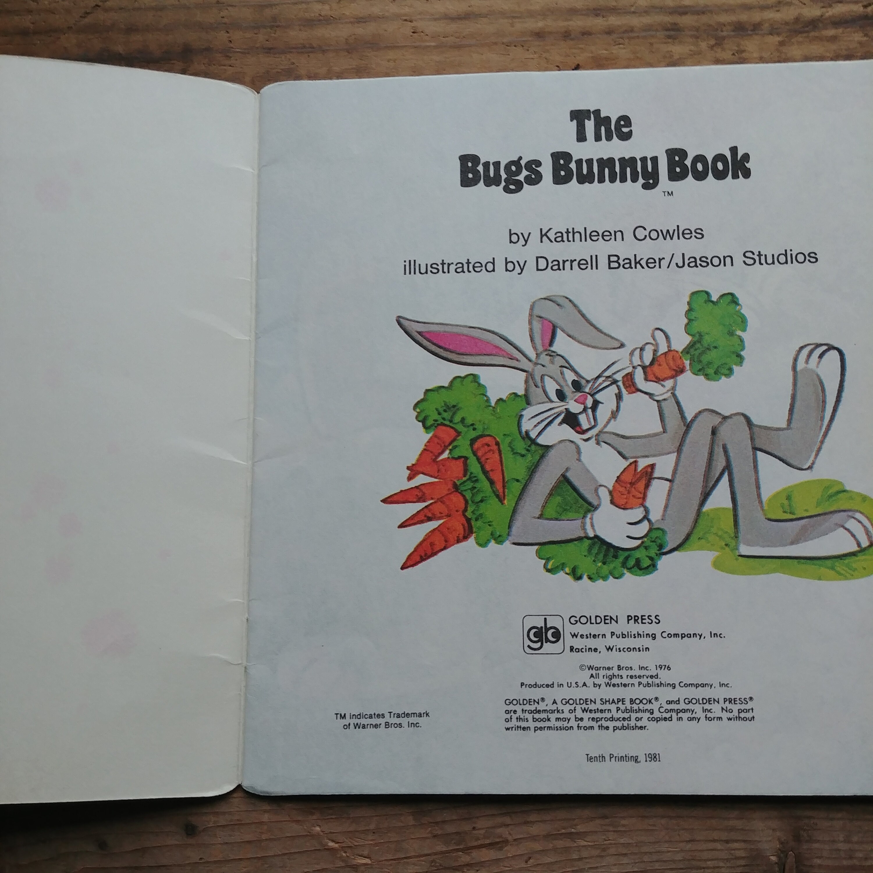 The Bugs Bunny Book Golden Shape Book Vintage 1980s - Etsy Canada