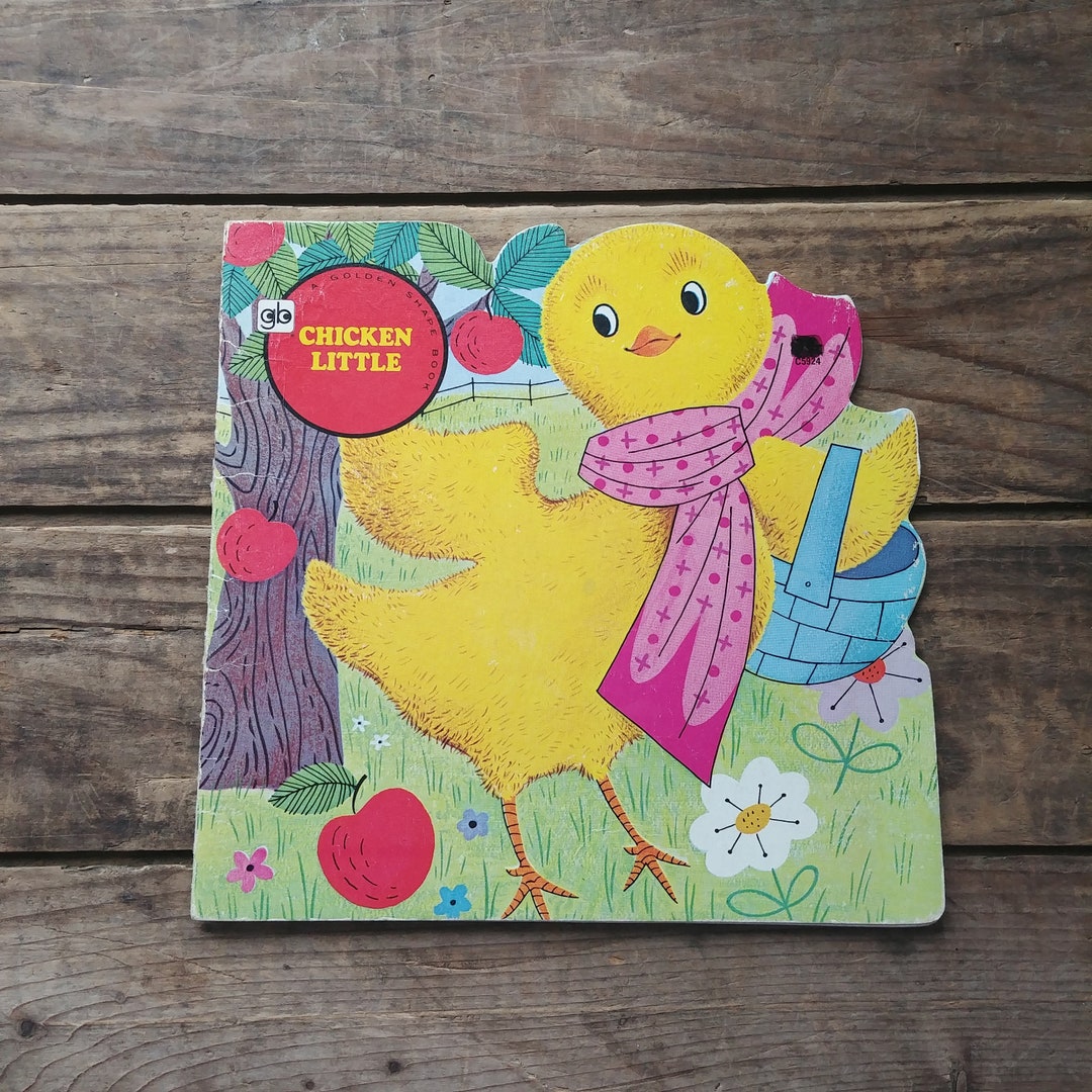 Chicken Little, Golden Shape Book, Vintage 1970s - Etsy