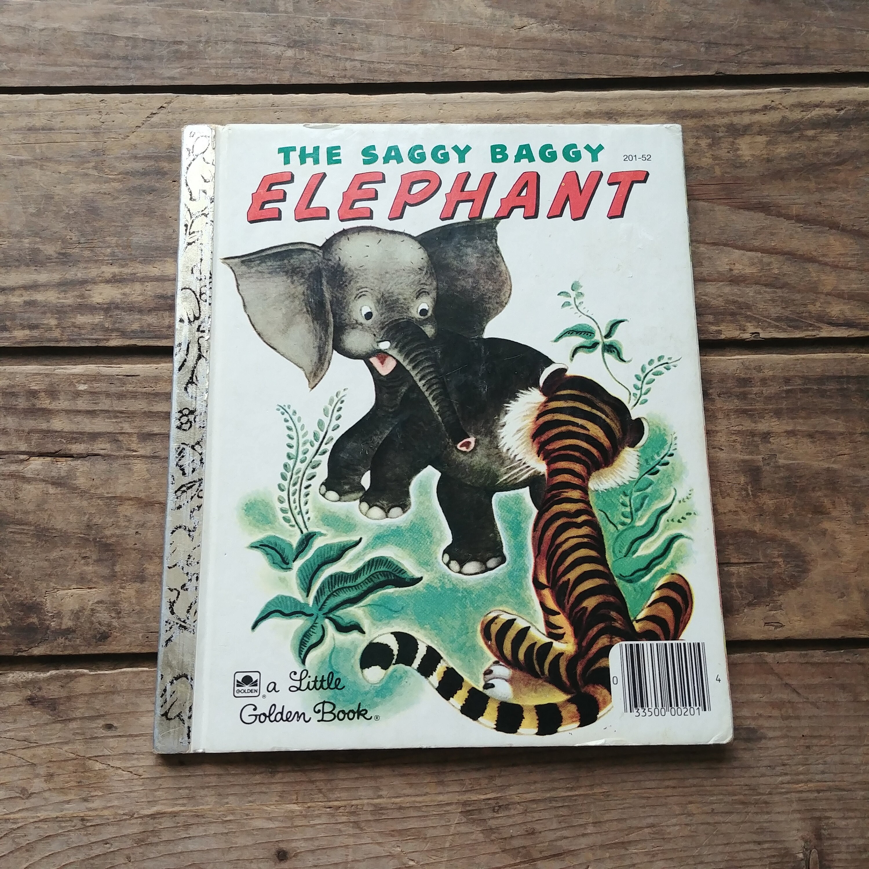 The Saggy Baggy Elephant Vintage Little Golden Book Classic | Etsy