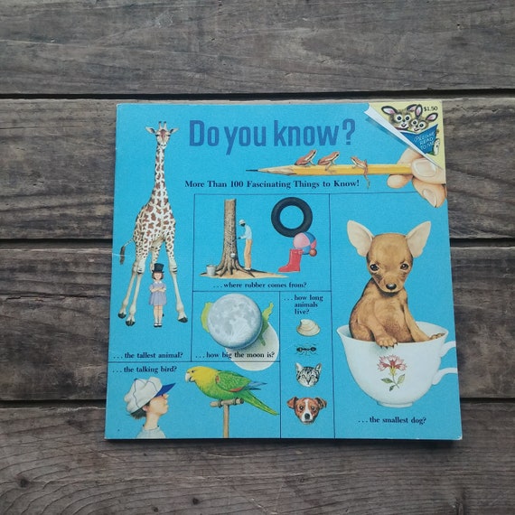 Did You Know Vintage Kid's Paperback Book Random House | Etsy