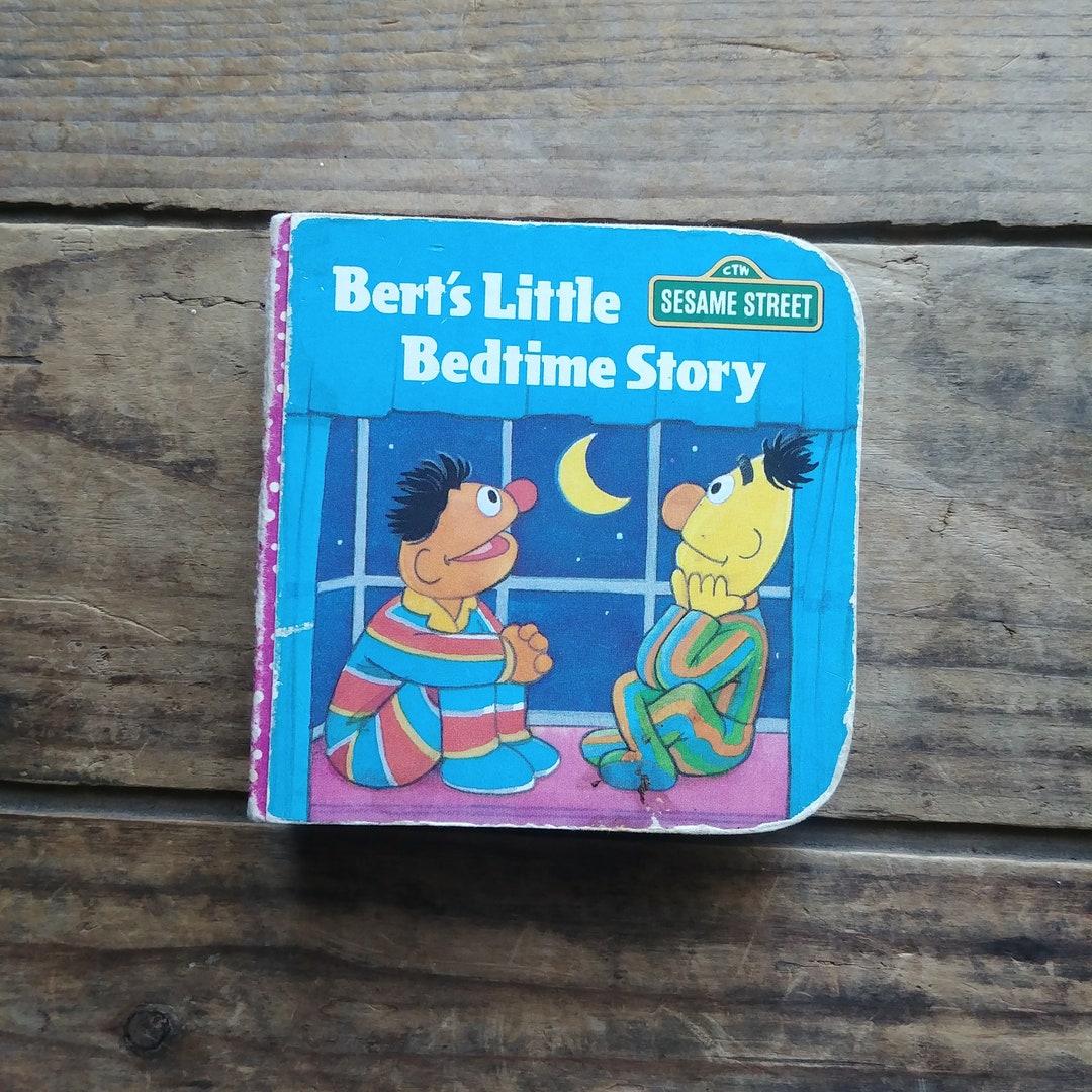 Bert's Little Bedtime Story Sesame Street Board Book - Etsy