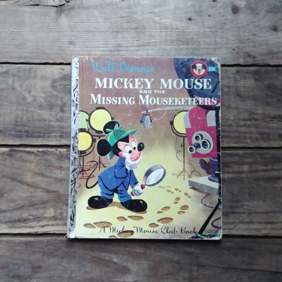Mickey Mouse and the Missing Mouseketeers Little Golden Book - Etsy ...
