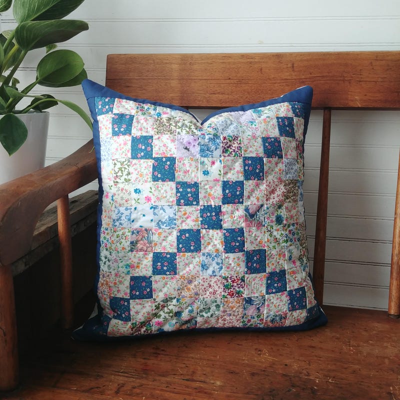 Quilted Pillow Cover - Etsy