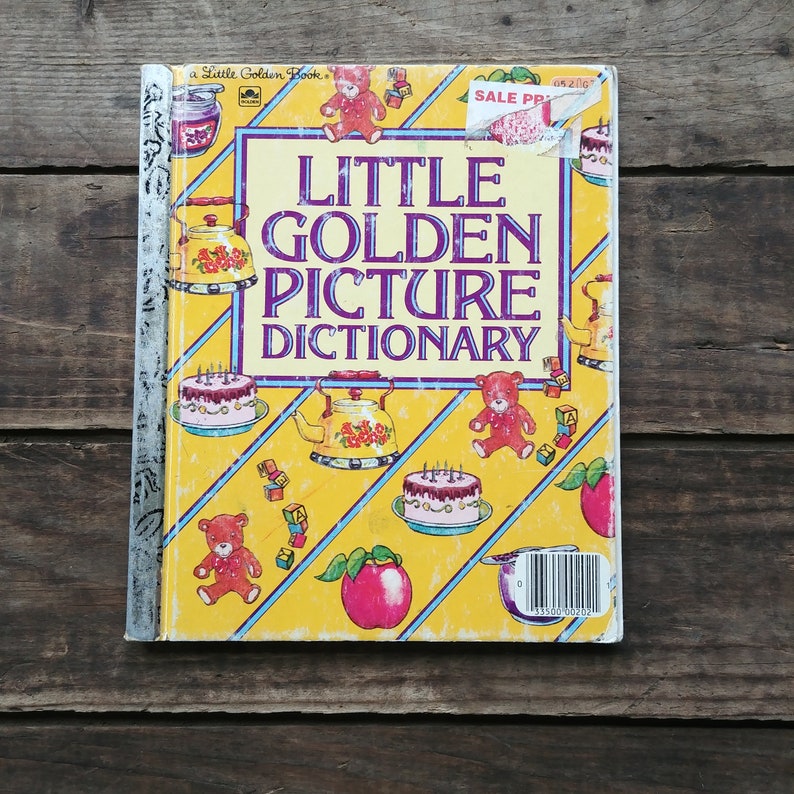 Little Golden Picture Dictionary, Vintage Children's Book 1981 - Etsy