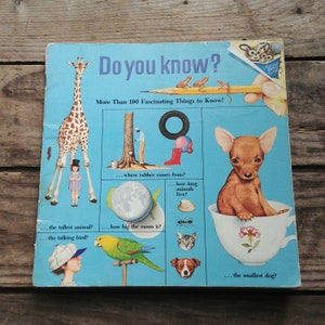 Did You Know Vintage Kid's Paperback Book, Random House Pictureback - Etsy