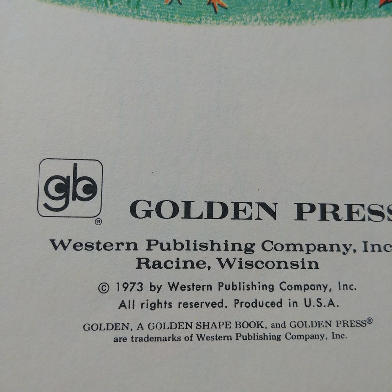 Chicken Little Golden Shape Book Vintage 1970s - Etsy