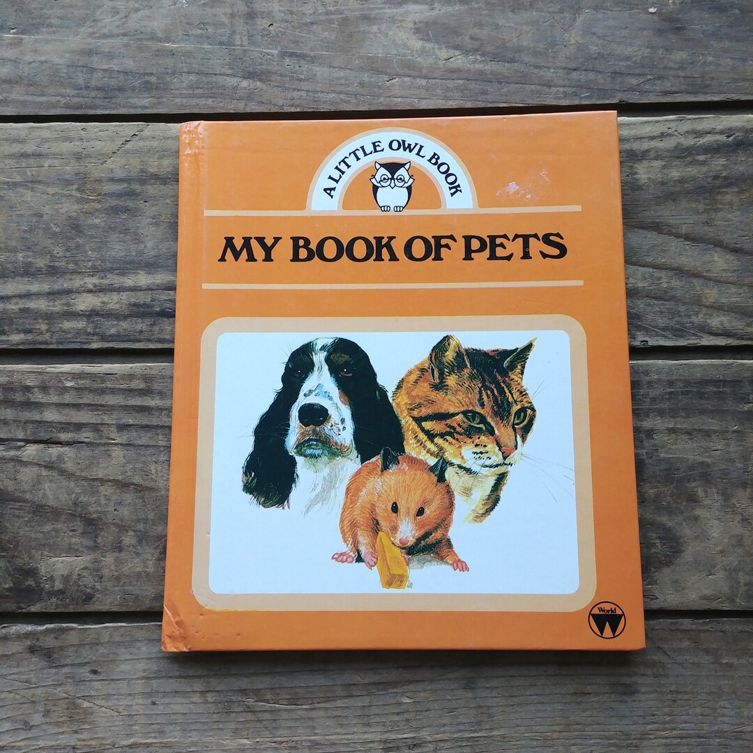 My Book of Pets, Little Owl Books - Etsy