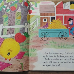 Chicken Little, Golden Shape Book, Vintage 1970s - Etsy