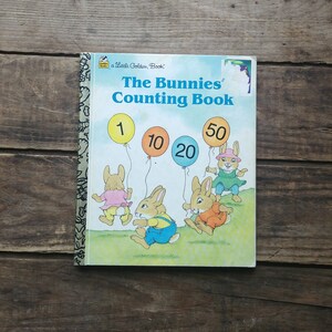 The Bunnie's Counting Book, Vintage Little Golden Books - Etsy