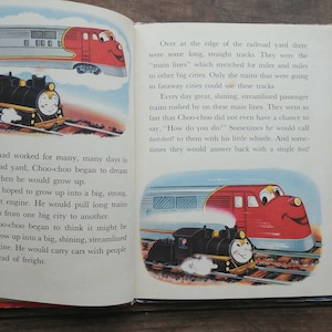 Choo Choo the Little Switch Engine, Vintage Children's Book About ...