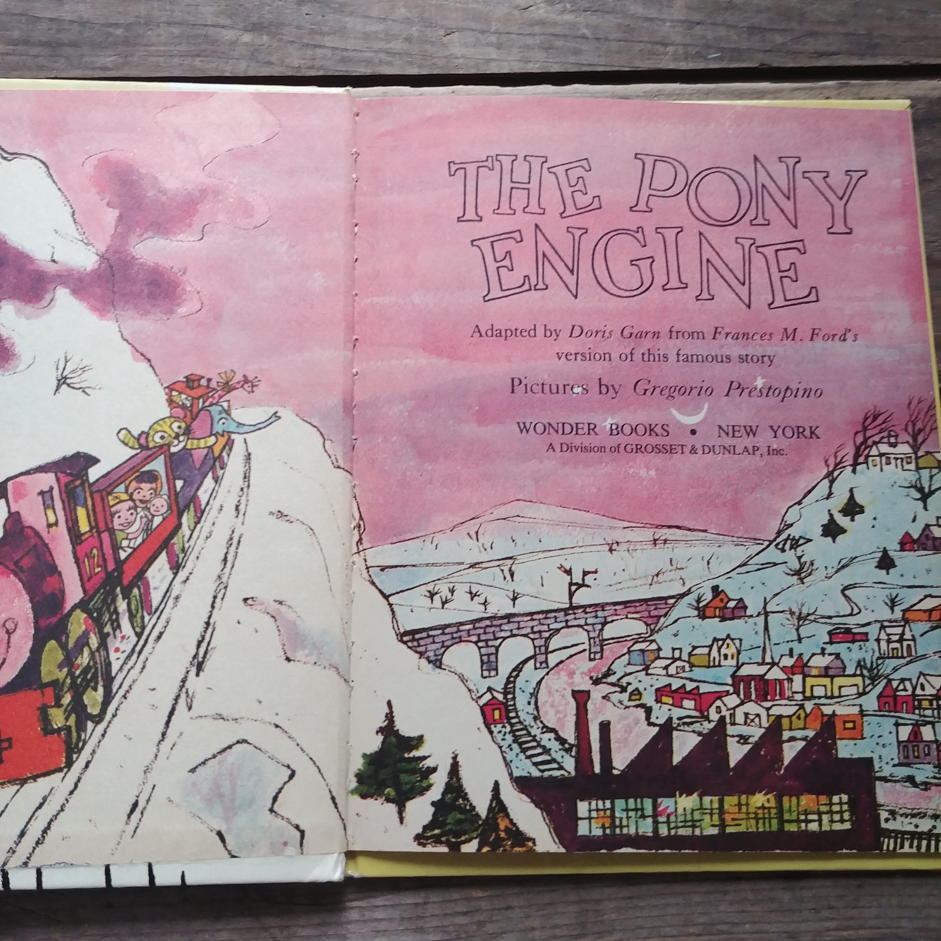 The Pony Engine Vintage Wonder Books - Etsy