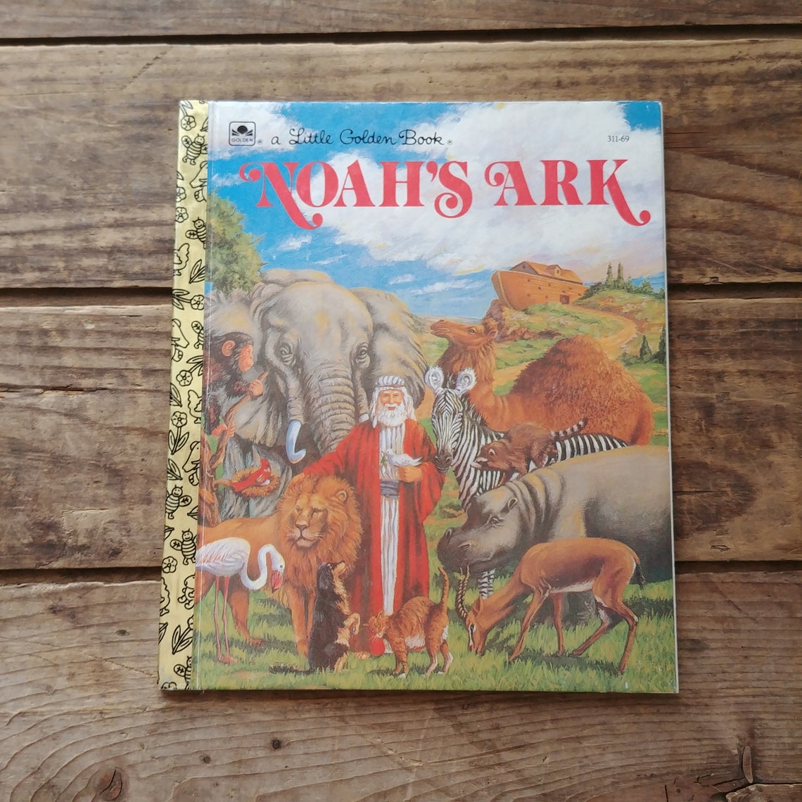 Noah's Ark Little Golden Book Bible Story - Etsy Canada