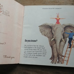 Did You Know Vintage Kid's Paperback Book, Random House Pictureback - Etsy