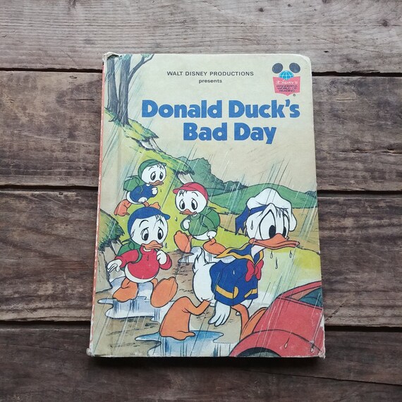 Donald Duck's Bad Day Disney Kid's Book - Etsy