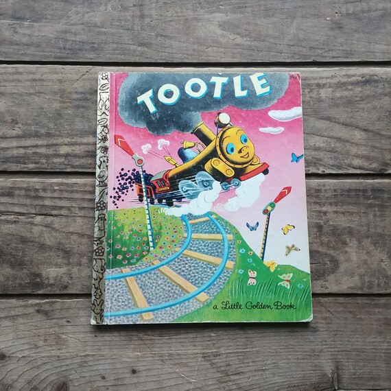 Tootle Vintage Little Golden Book Train Engine Story for | Etsy