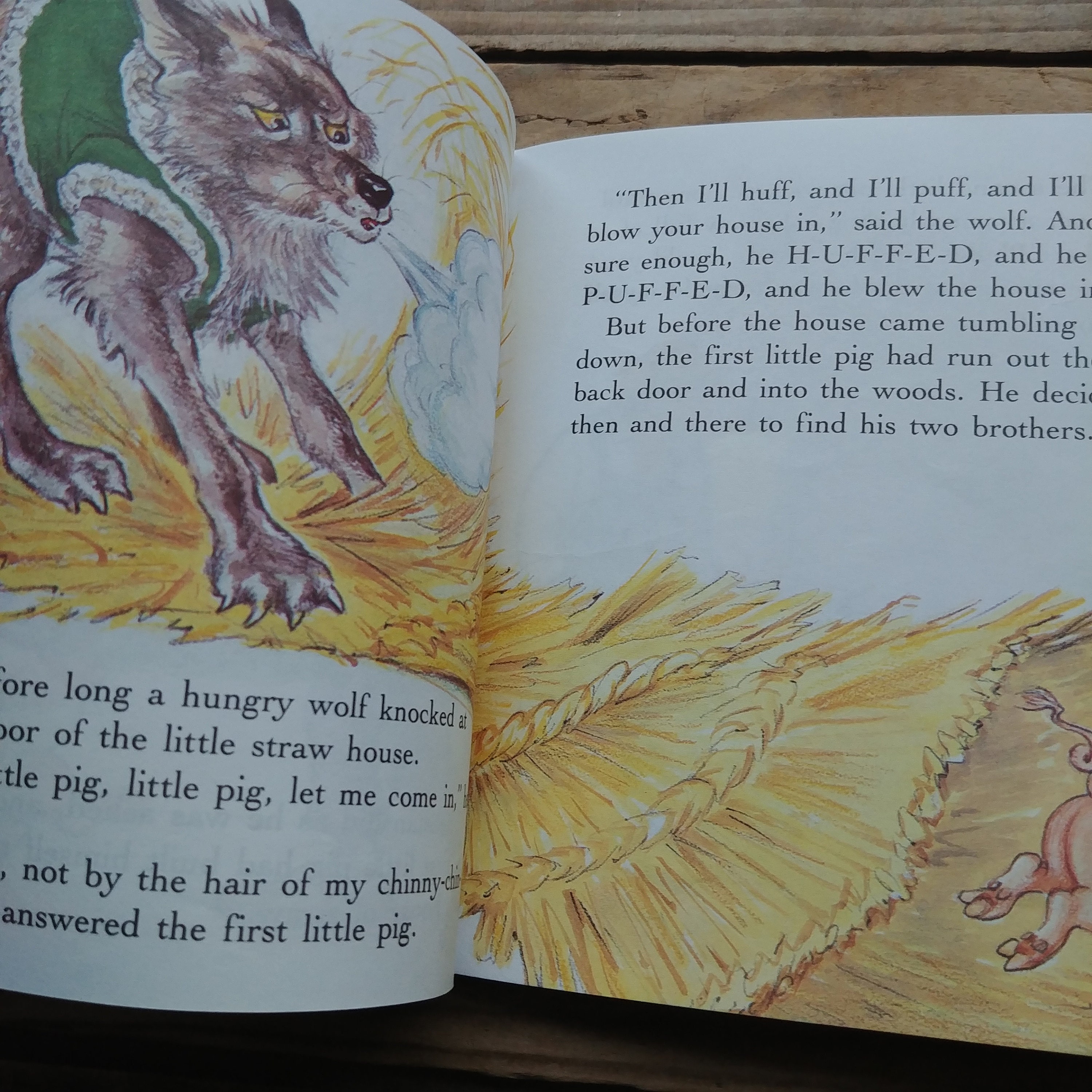 The Three Little Pigs, a First Little Golden Book, - Etsy