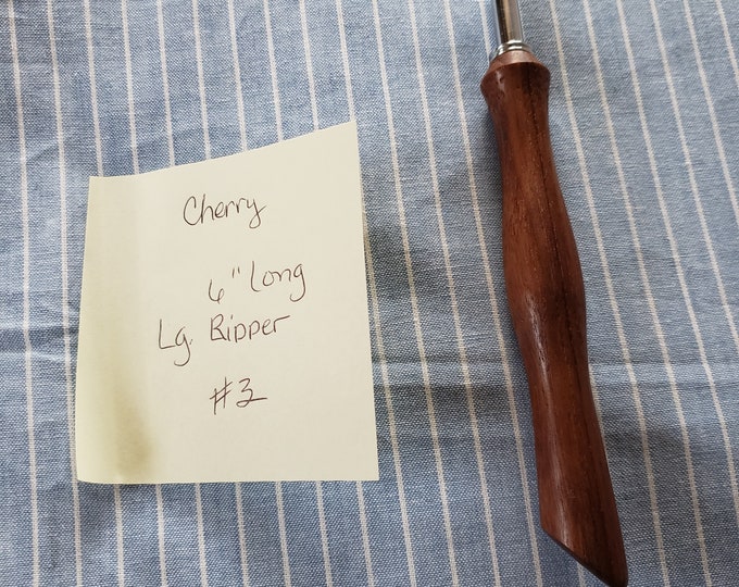 Cherry Wood Large Seam Ripper and Finger Presser Tool in One, Safety ...