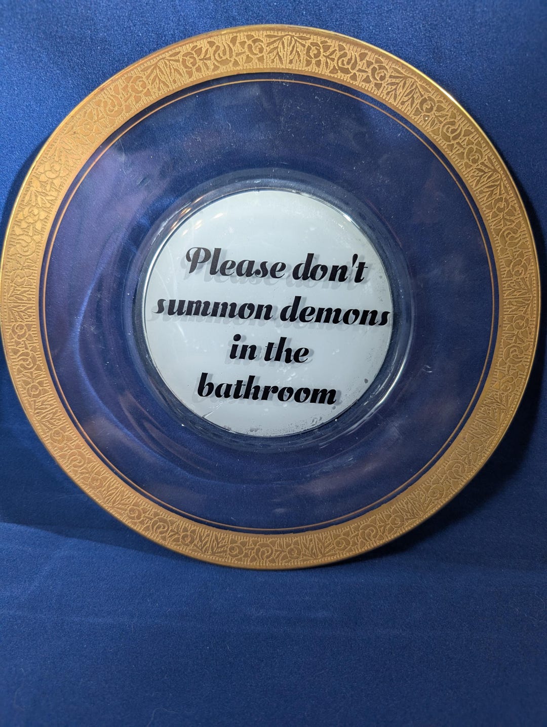 Summon Demons Sign Plate for Bathroom - Etsy
