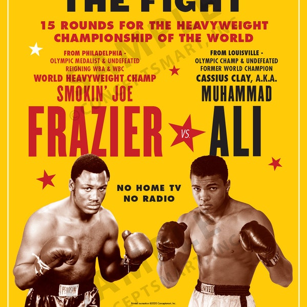 Joe Frazier Poster - Etsy