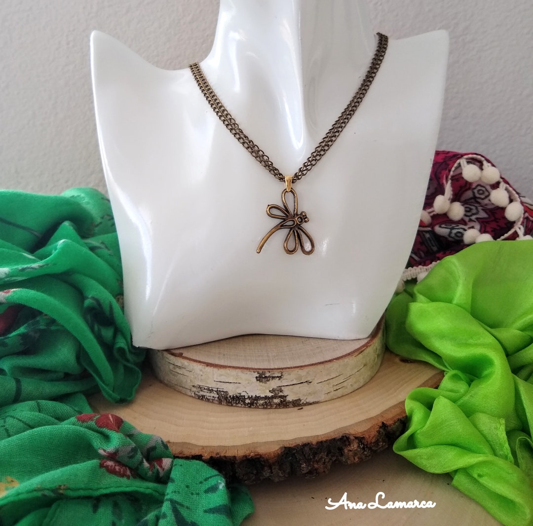 Dragonfly Necklace. Chain Jewelry. Minimalist Jewelry. Classic Jewelry ...