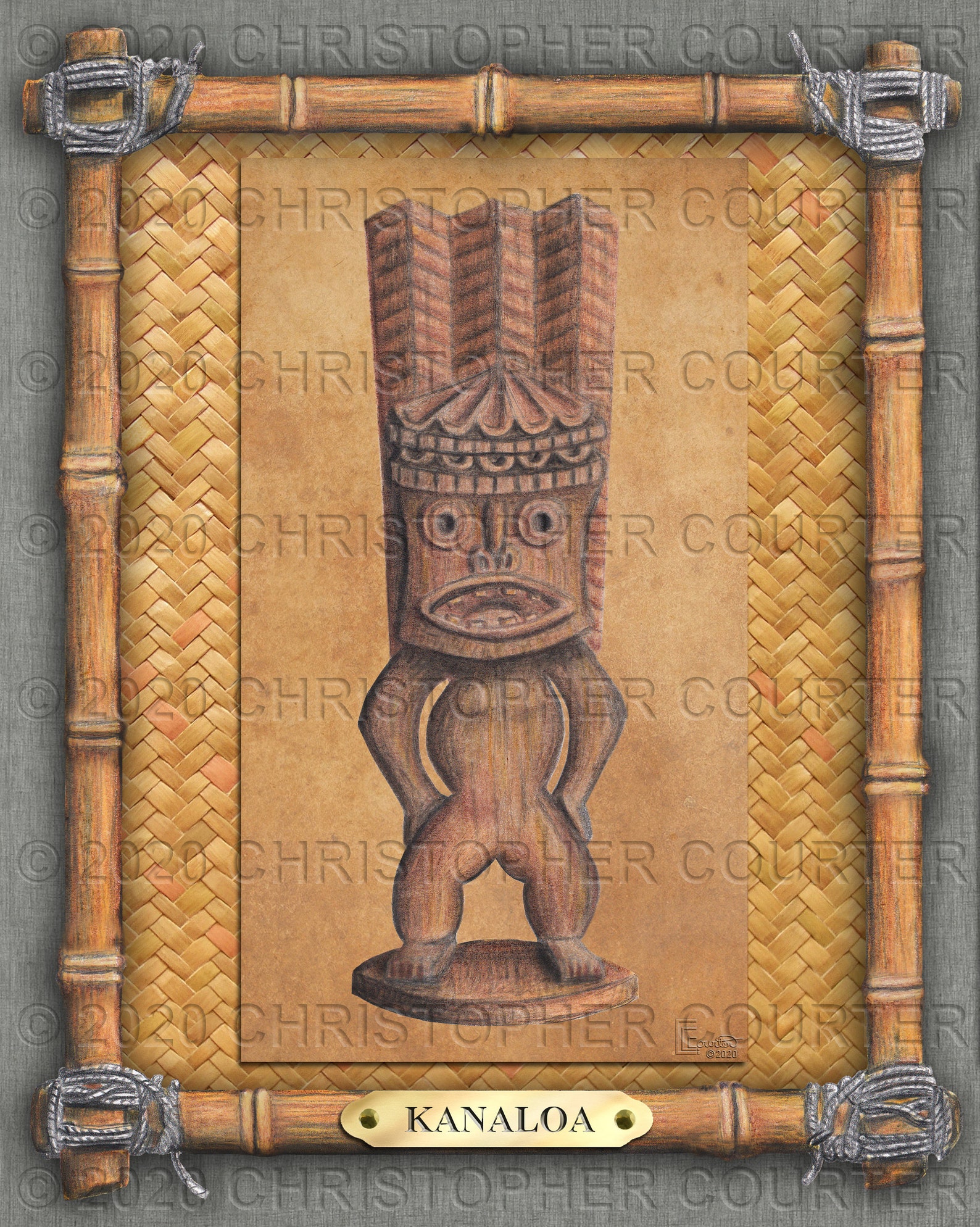 Kanaloa Hawaiian Tiki God & Idol Style Type 1 Best for | Etsy