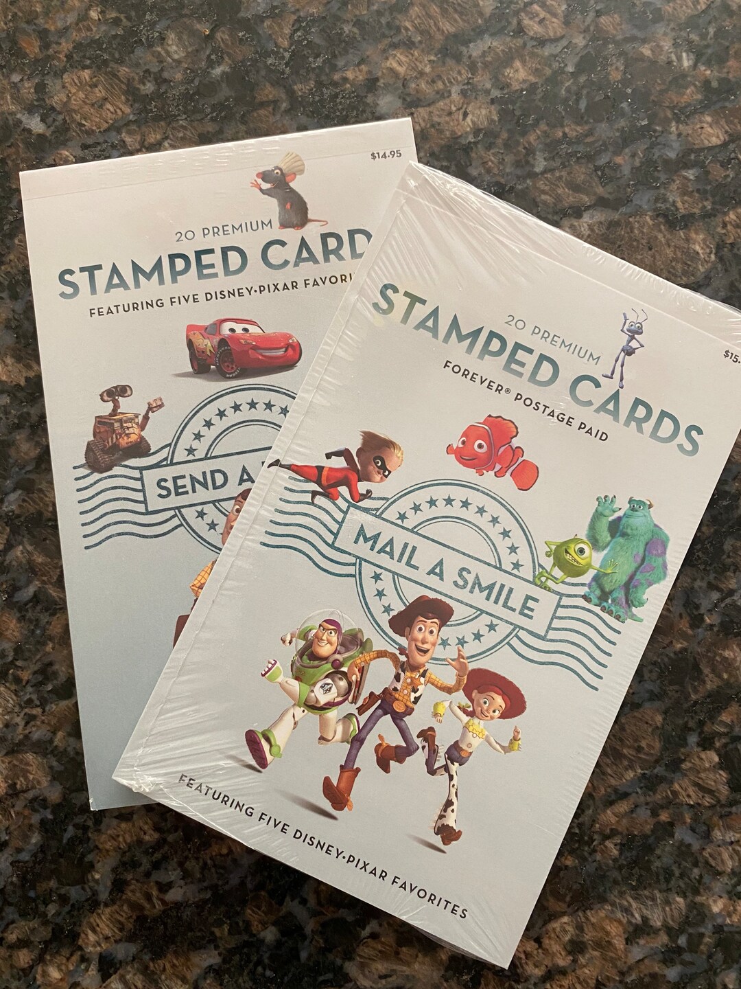 Disney PIXAR Favorites Postcard Set Cartoon Postcard Stamped - Etsy