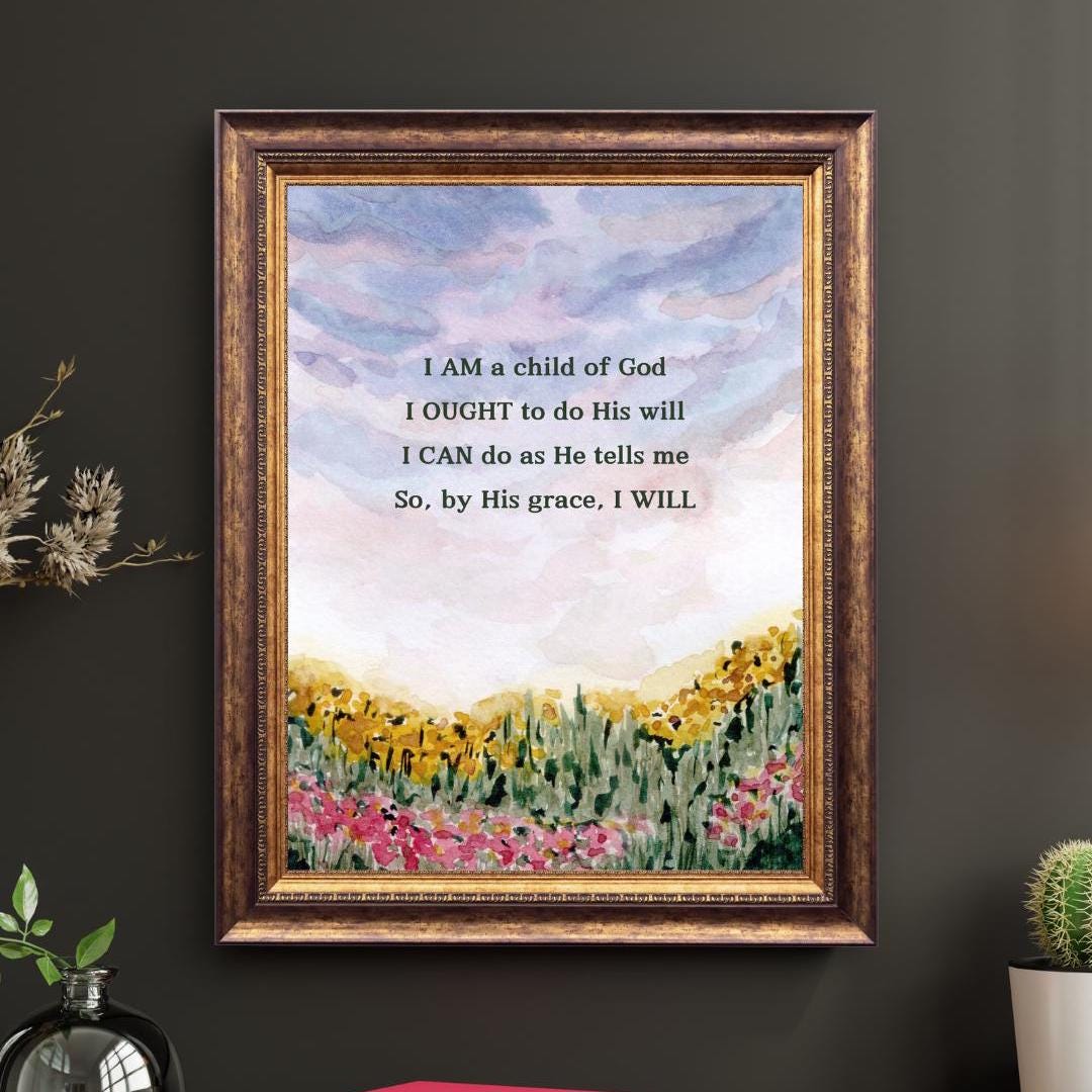 I Am, I Can, I Ought, I Will Charlotte Mason Education Inspirational ...