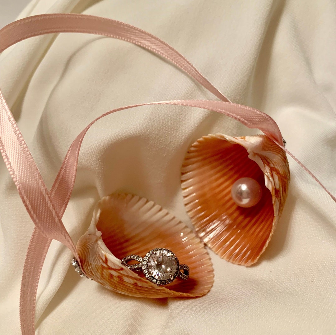 Beach Proposal Ring Box,seashell Ring Box,valentines Ring Box,beach ...