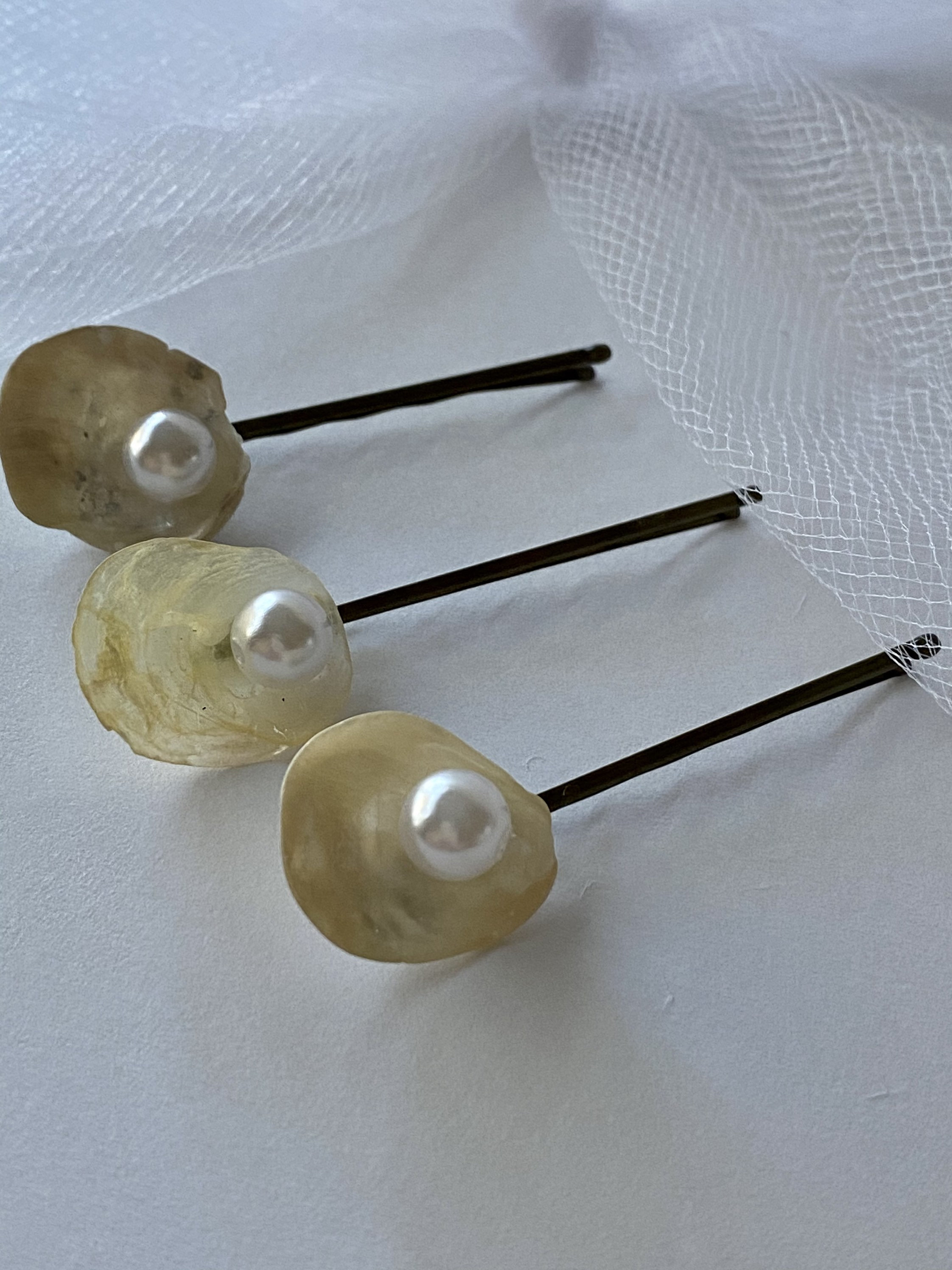 Seashell Hair Pins Beach Wedding Hair Pins Shell Hair - Etsy