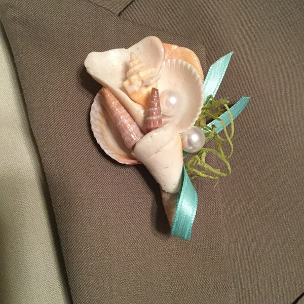 Seashell Pin - Etsy