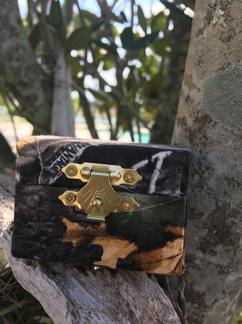 Camouflage Ring Box//my Hunt is Over Ring Box//camo | Etsy