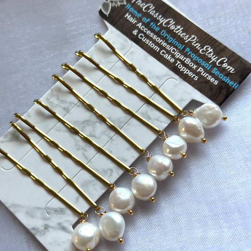 Pearl Hair Pins - Etsy