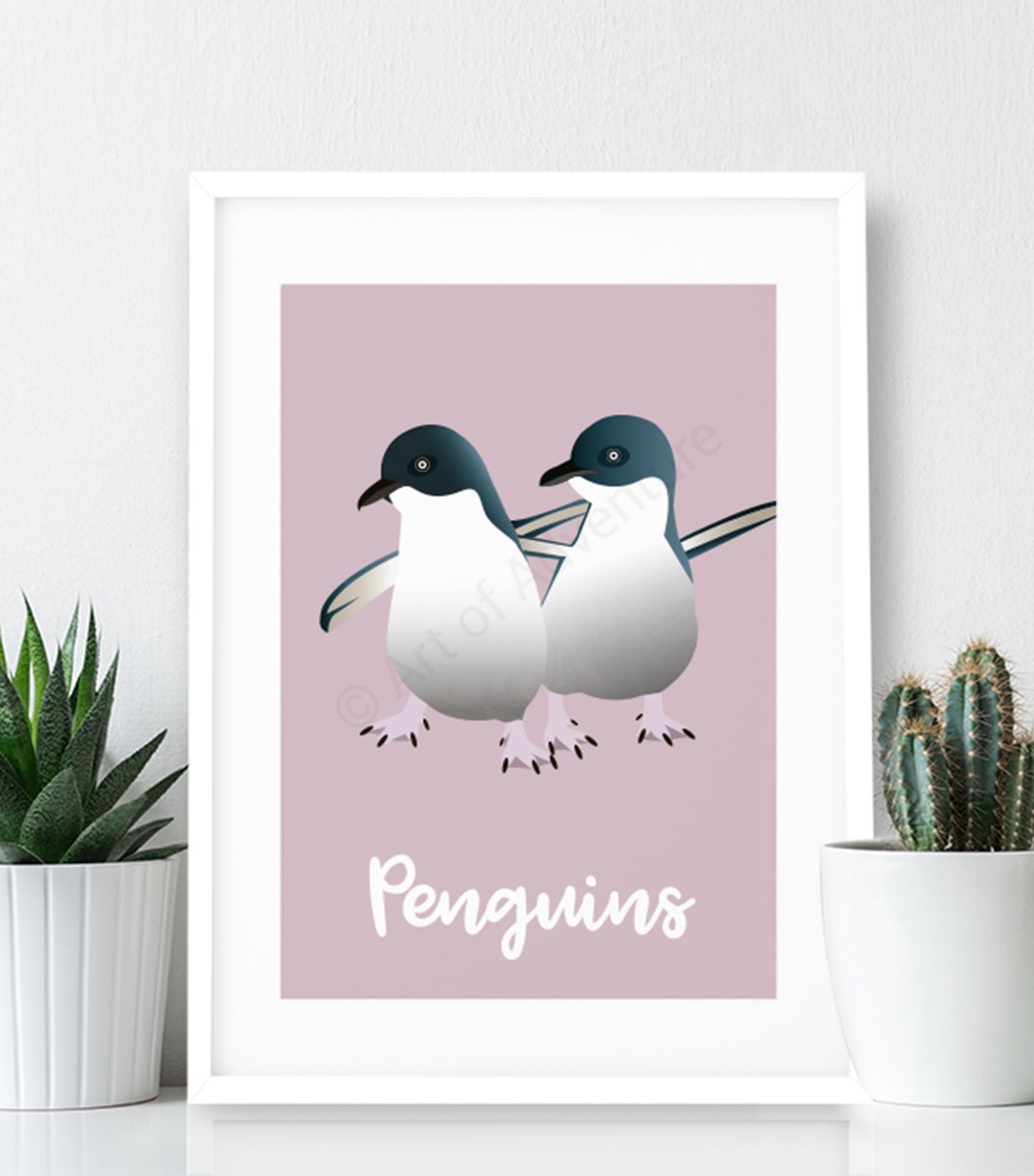 Penguins Poster / A3 Print / Animal Print / Australian Bird - Etsy