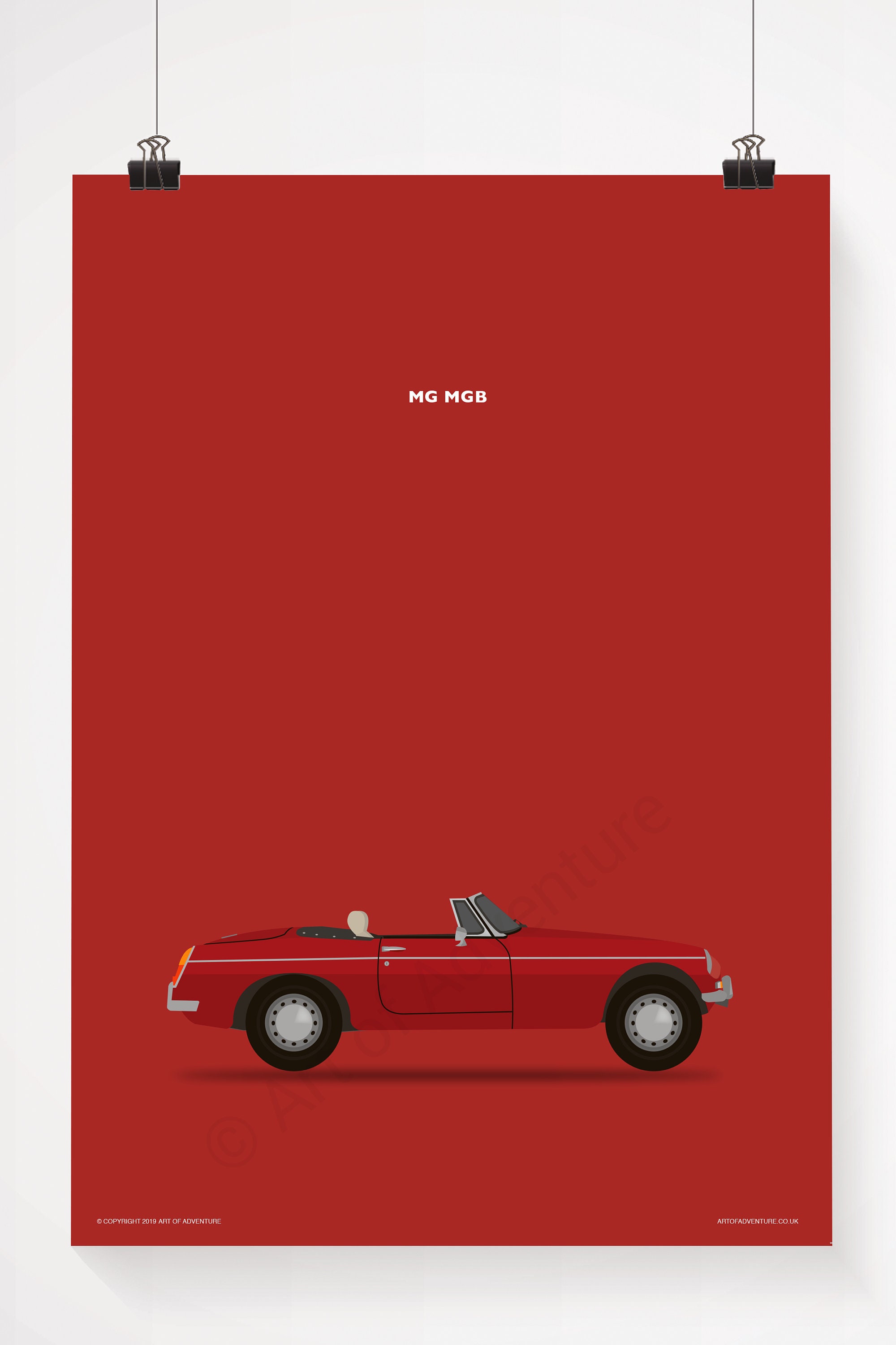 MG MGB Poster / A3 Print / Car Poster / Car Print / Classic - Etsy