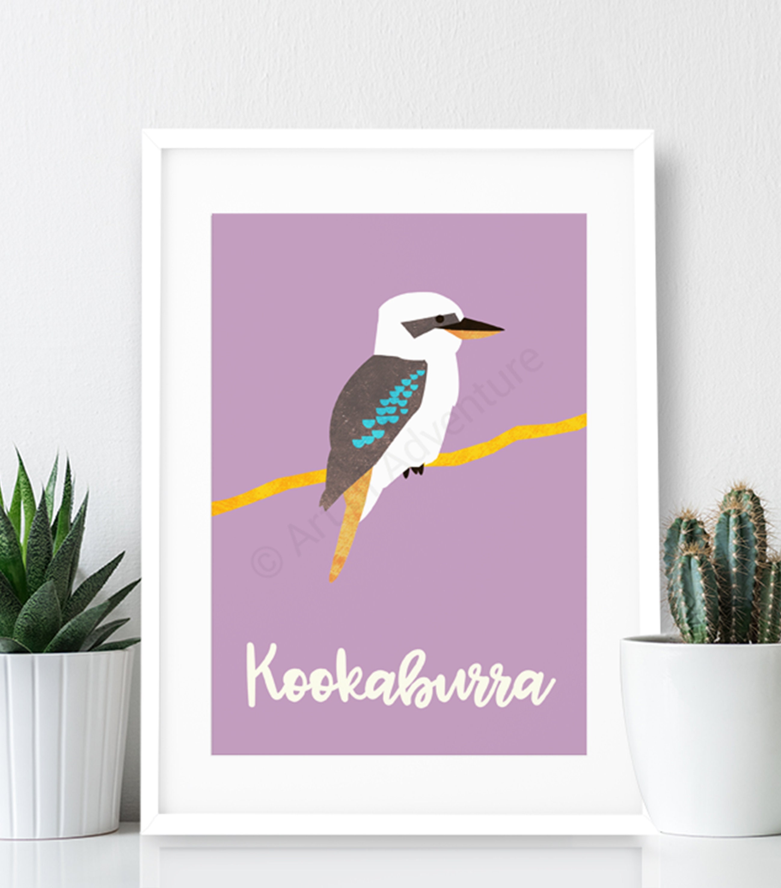 Kookaburra Poster / A3 Print / Animal Print / Australian Bird | Etsy