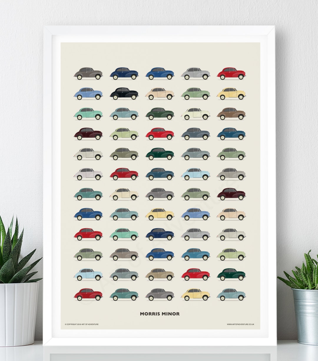 Morris Minor Poster: Art Print (A2, A1 or A0) - Etsy