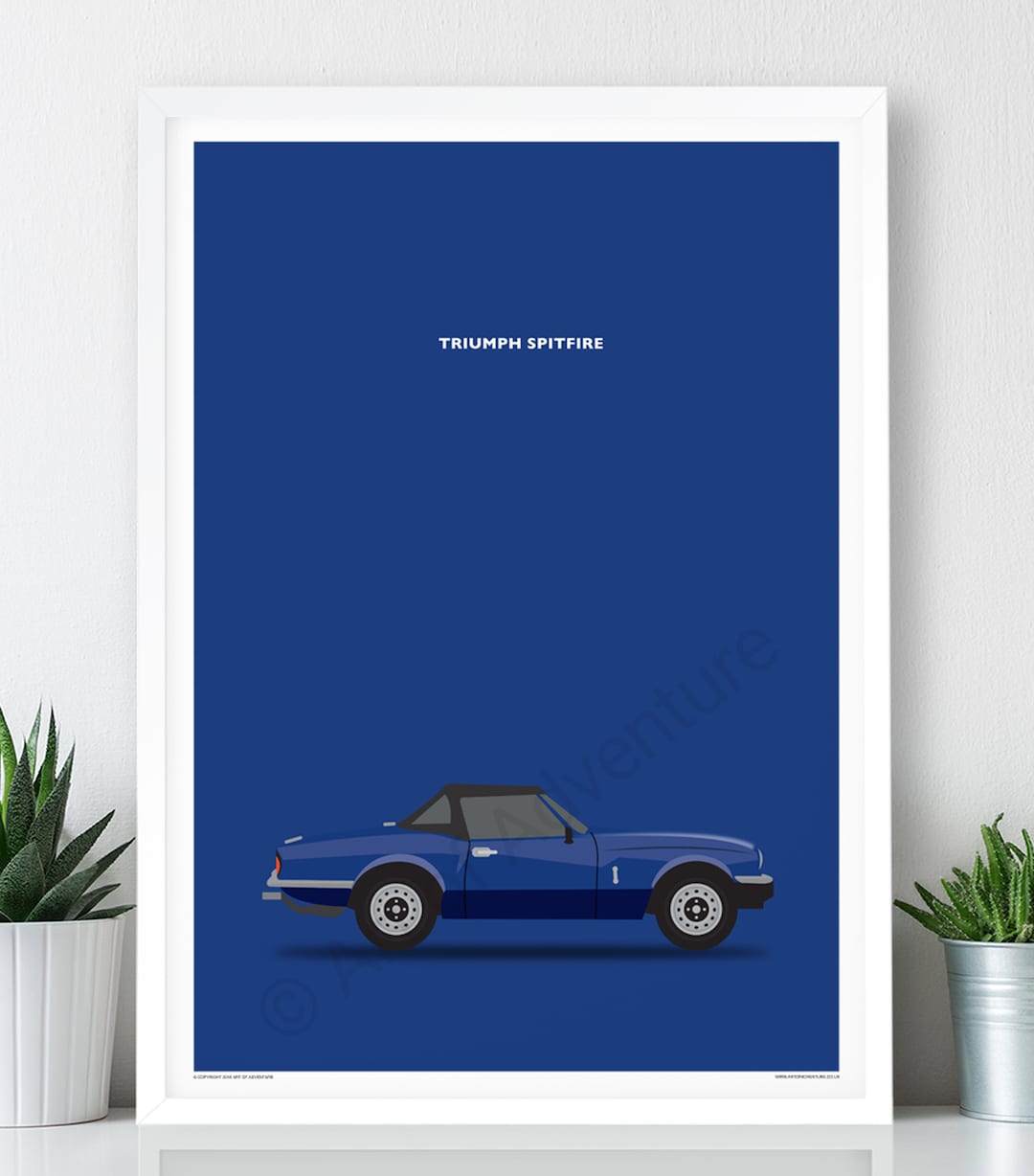 Triumph Spitfire Poster: Art Print (A2, A1 or A0) - Etsy