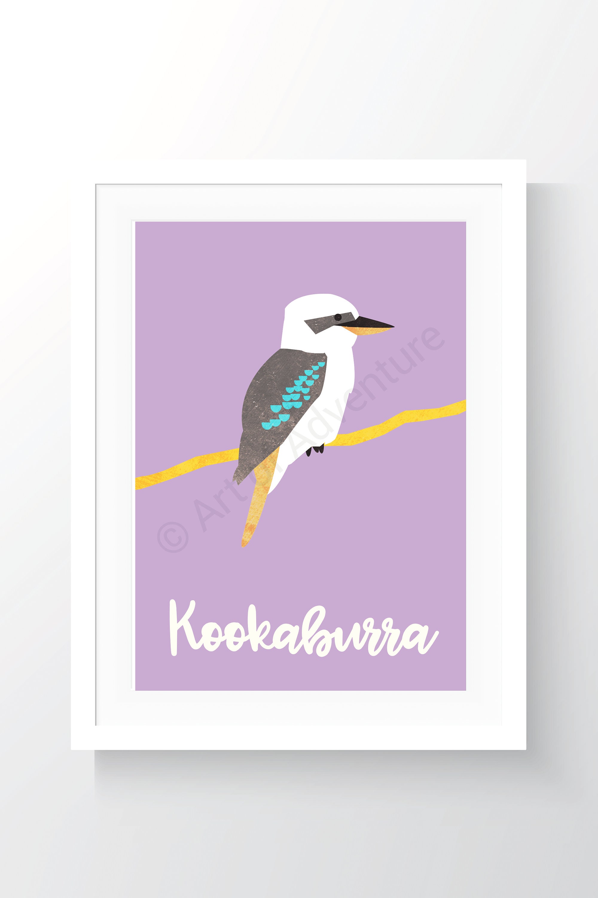Kookaburra Poster / A3 Print / Animal Print / Australian Bird | Etsy