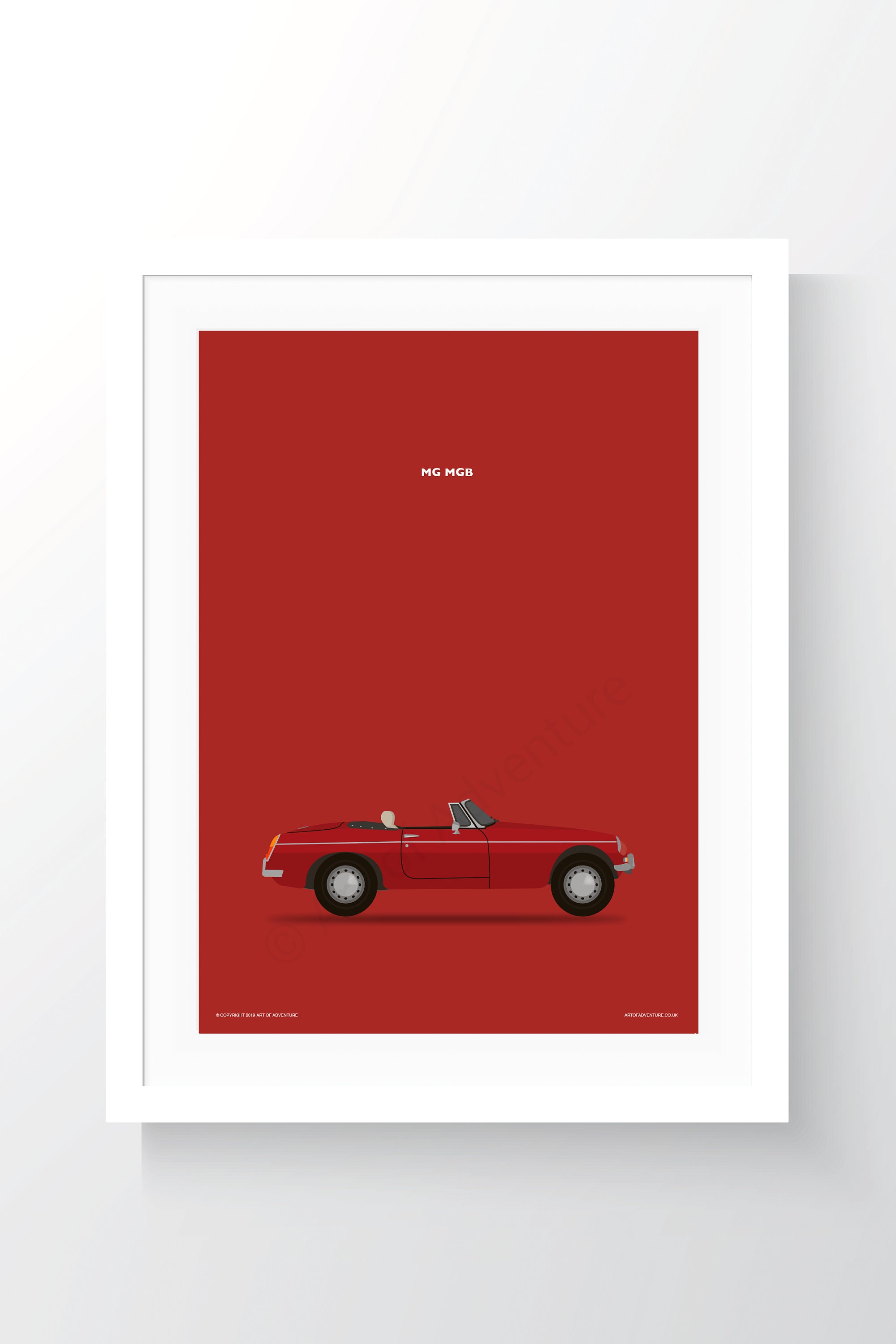 MG MGB Poster / A3 Print / Car Poster / Car Print / Classic - Etsy