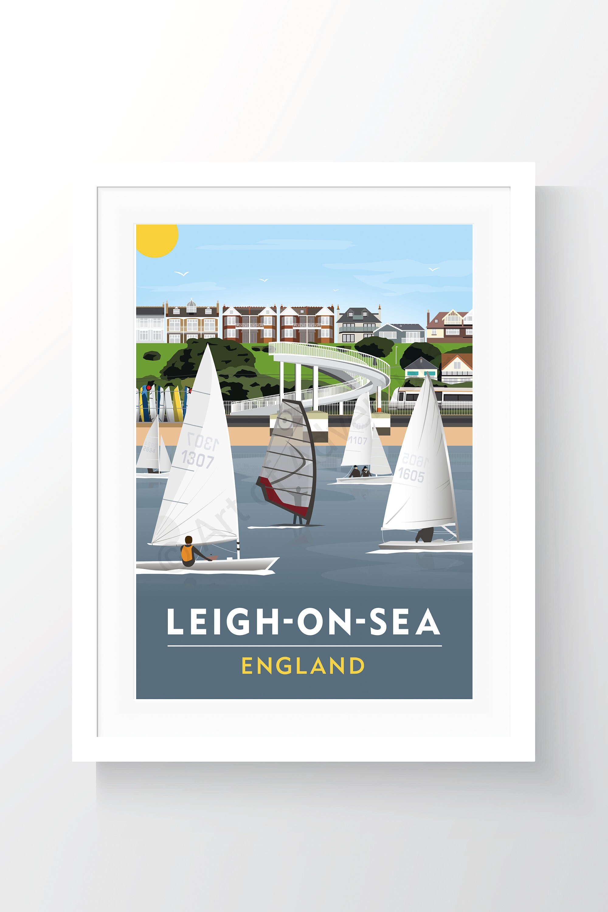 Gypsy Bridge Leigh-on-sea Poster / A4 or A3 Print / England - Etsy