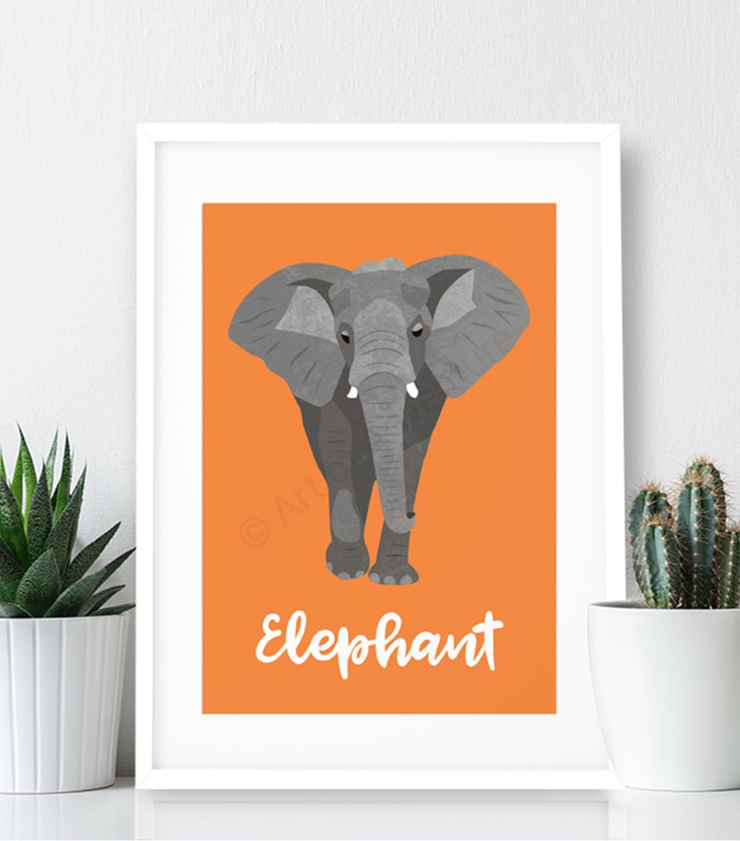 Elephant Poster / A3 Print / Animal Print / African Wildlife - Etsy