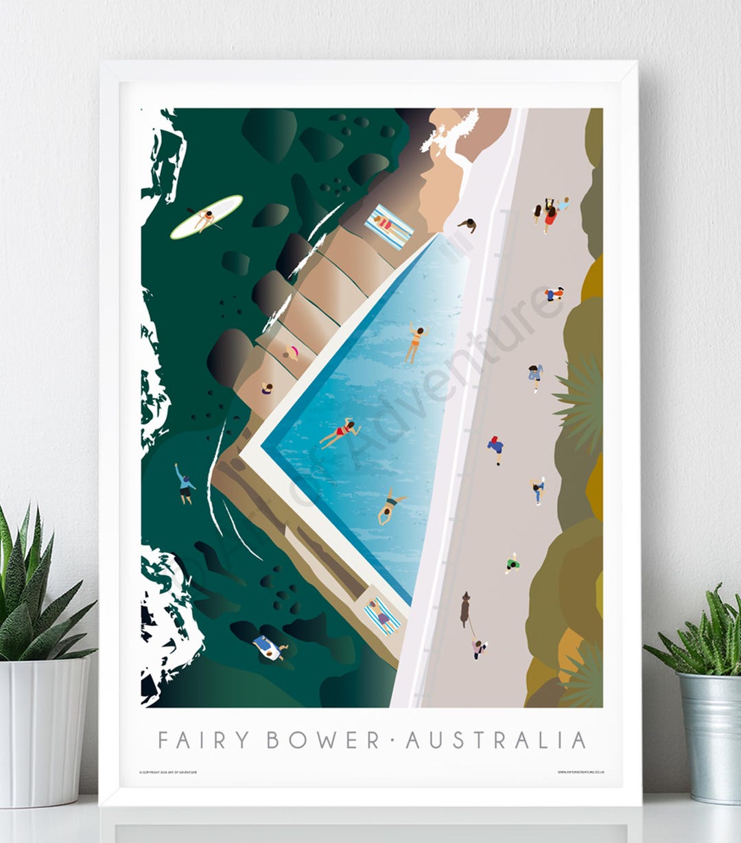 Aerial Fairy Bower – Large Poster / A2, A1, A0 Print / Travel Poster ...