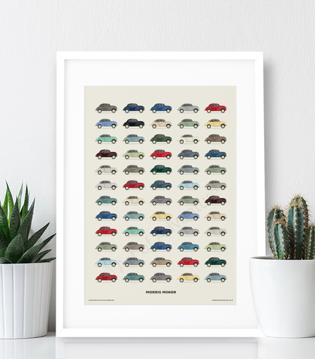 Morris Minor Poster: Art Print (A3) - Etsy