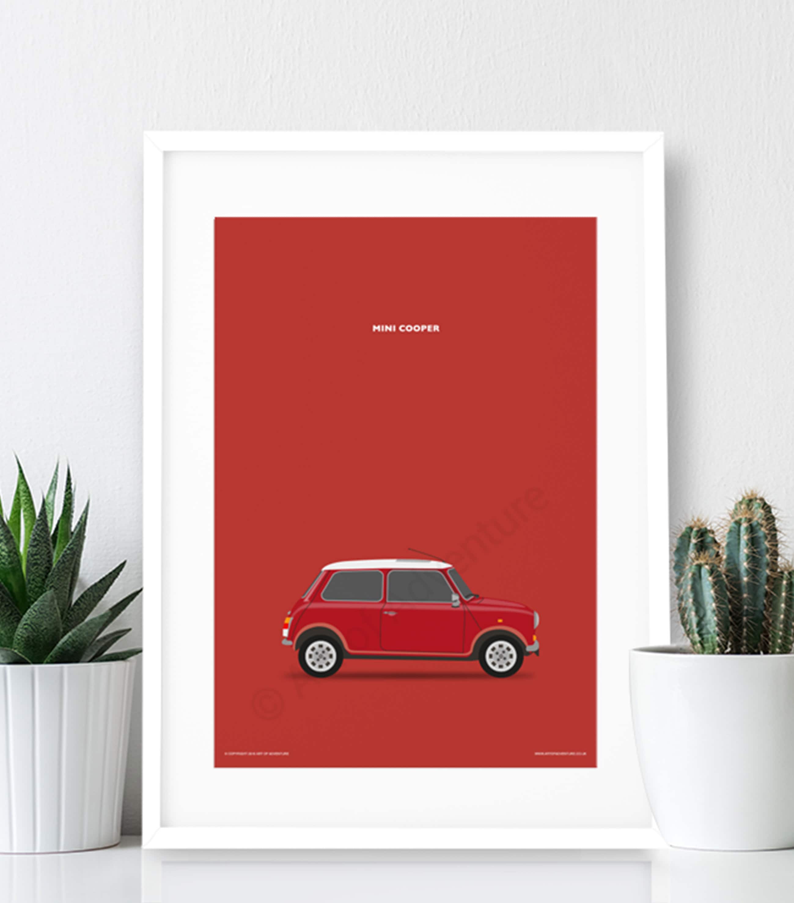 Mini Cooper Poster / A3 Print / Car Poster / Car Print / | Etsy