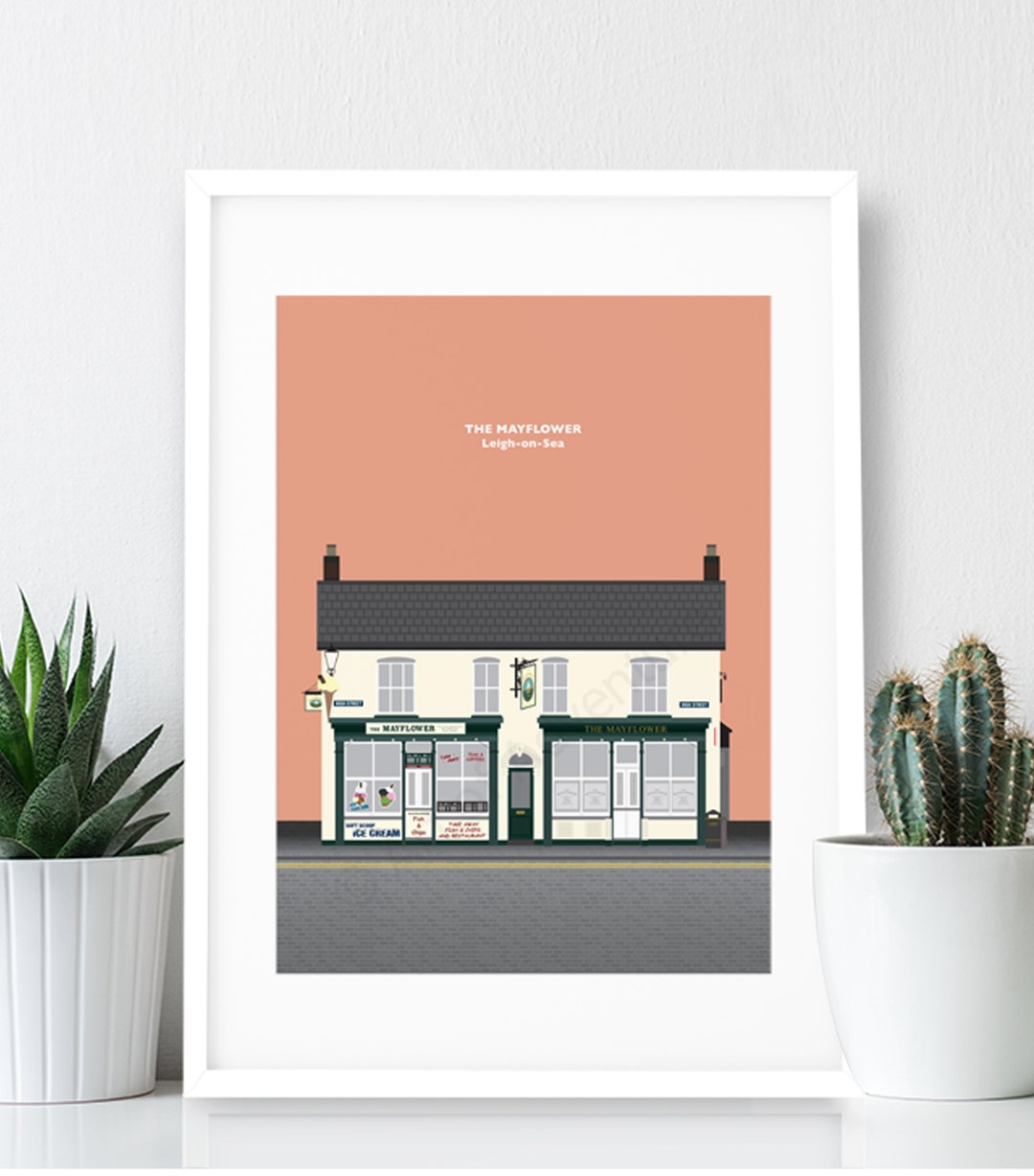 The Mayflower Portrait –poster / A4 Print / England / Essex / Travel ...