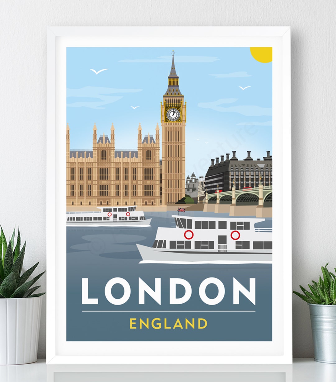 Big Ben – Large Poster / A2, A1, A0 Print / England / London / Travel ...