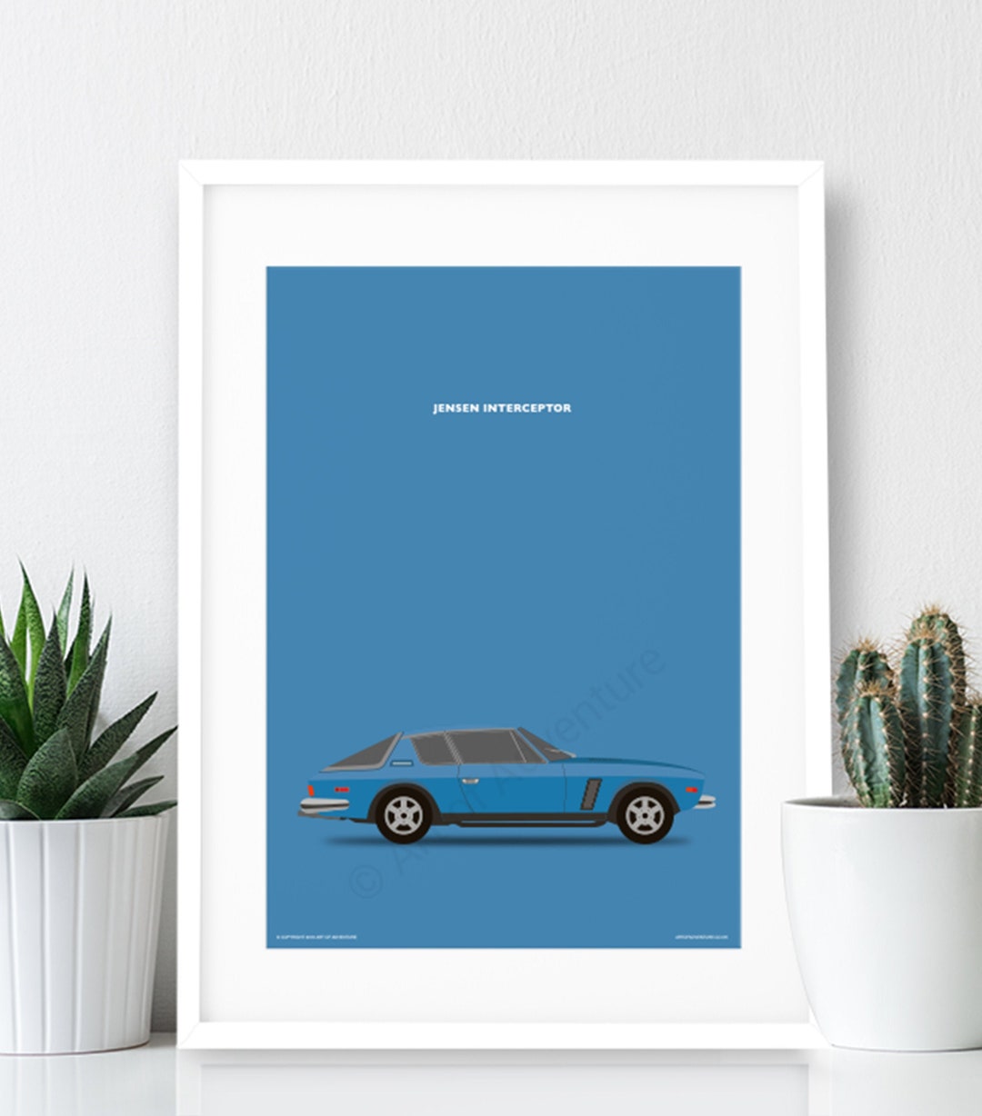 Jensen Interceptor Poster / A3 Print / Car Poster / Car Print / Classic ...
