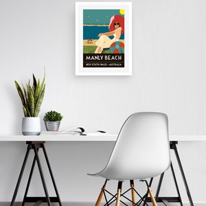 Manly Beach – Sydney Poster / A4 or A3 Print / Australia / Travel ...